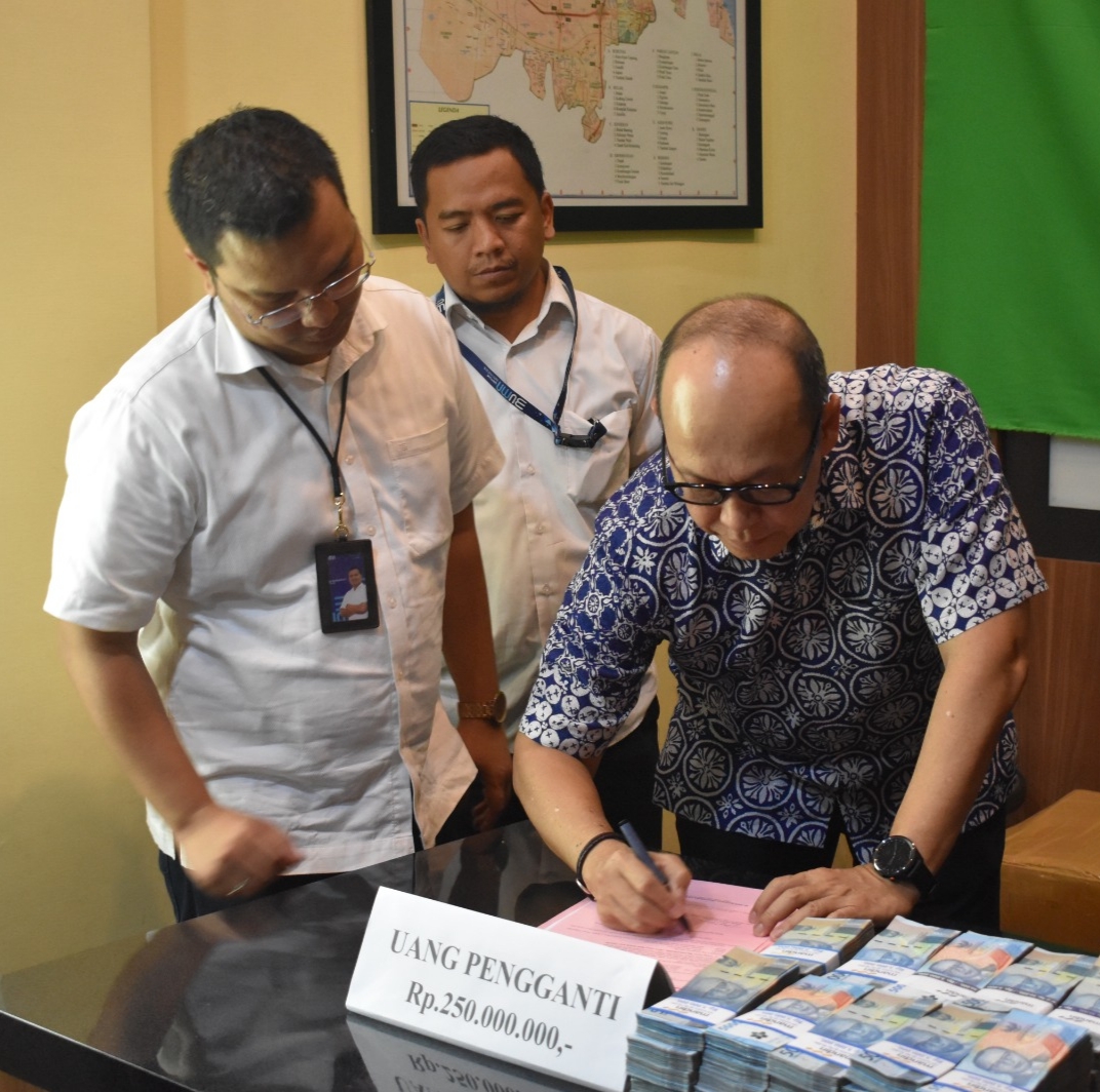 Terpidana Korupsi PT Perinus Kembalikan Uang Pengganti Rp 250 Juta ...