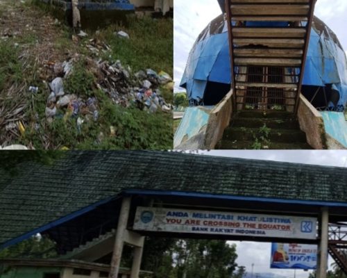 Kawasan Wisata Equator Bonjol Terlantar, Berlumut, Berumput, dan ...